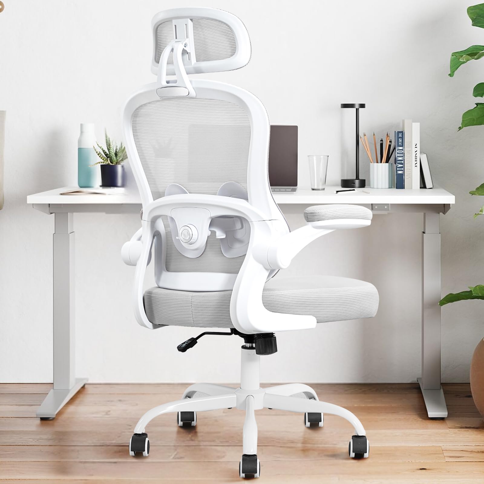 TUKAKA Ergonomic Office Chair,Ultra Thick Office Desk Chair with ...