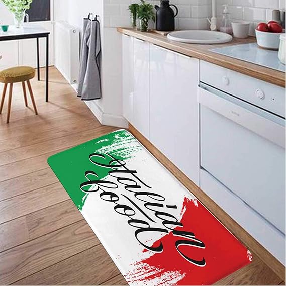 Amazon.com: Italian Food Handwritten Inscription, Throw Rugs Rugs for ...