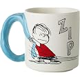 Amazon.com | Hallmark Peanuts Linus and Snoopy Coffee Mug (Dimensional ...