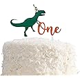 Amazon.com: Birthday Dinosaur Acrylic Cake Topper for 1st Birthday ...