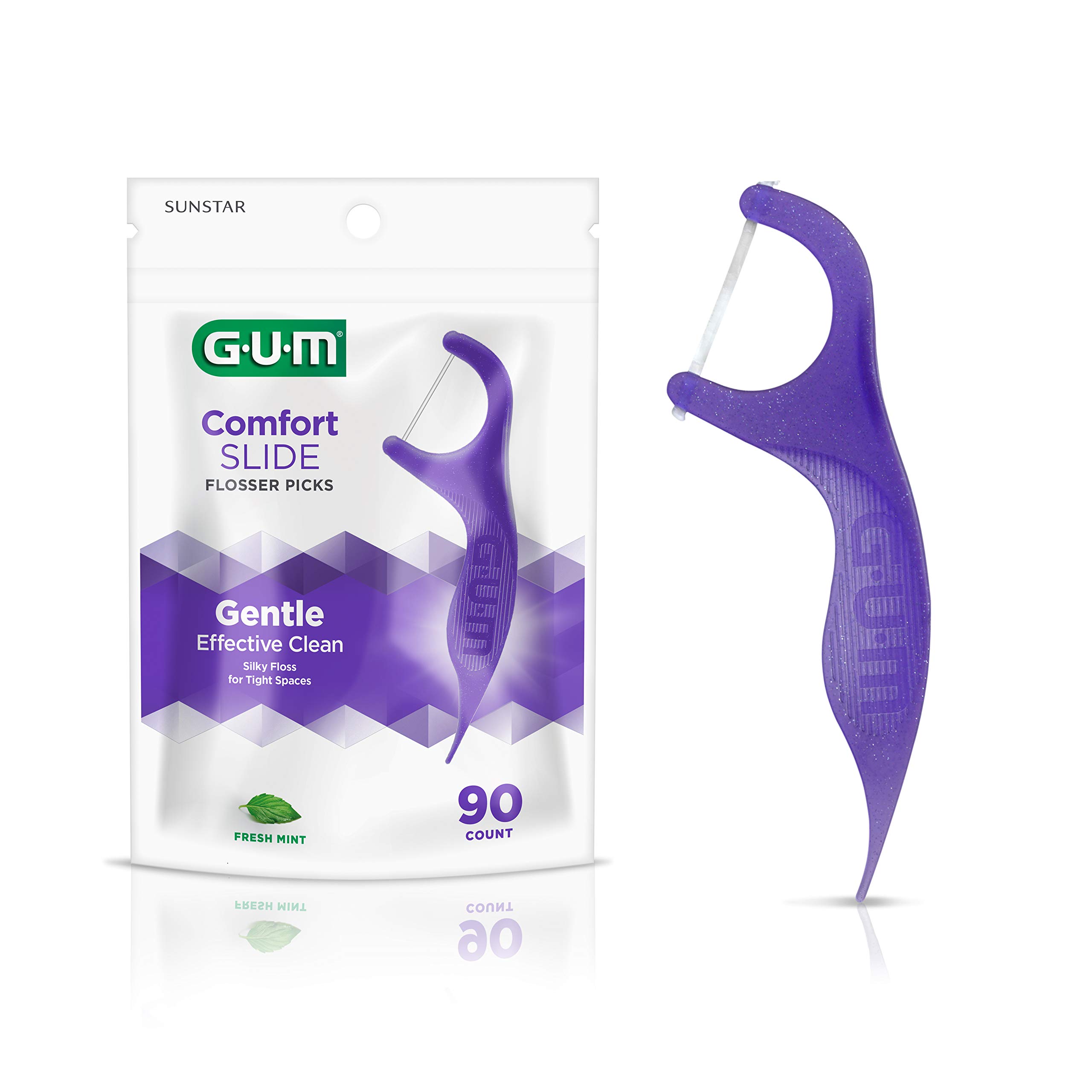 Mua GUM Comfort Slide Floss Picks - Perfect for Tight Teeth - Extra ...