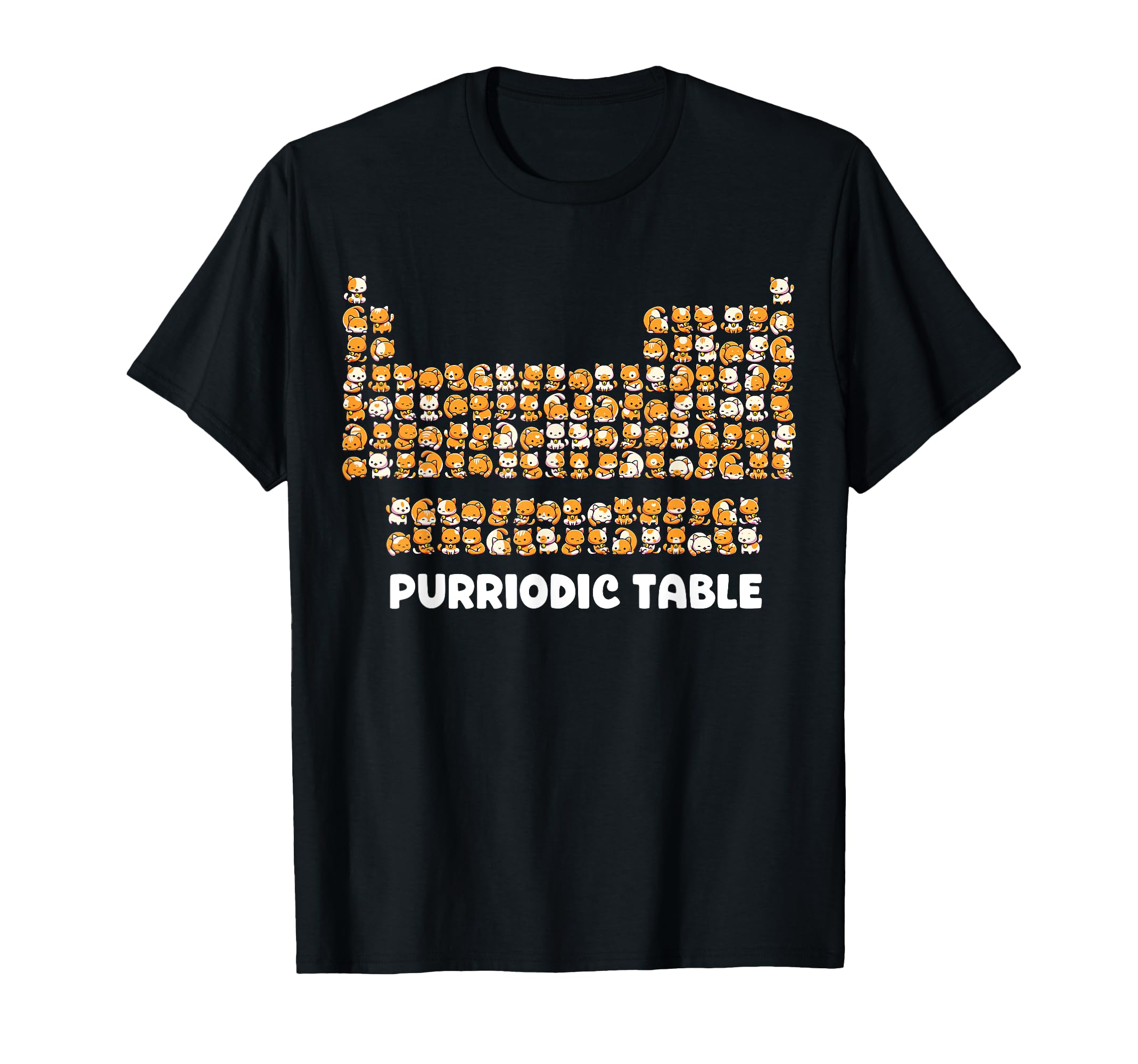 Periodic Table Shirt Chemistry Cat Periodic Table Of Element T-Shirt ...