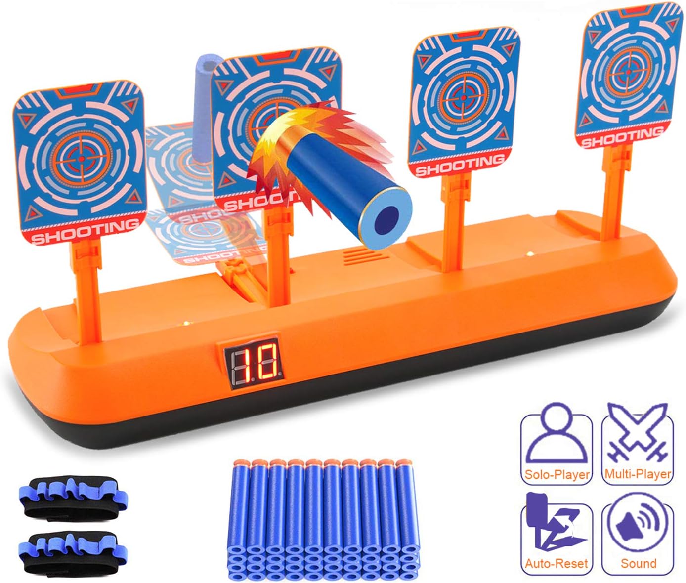 Amazon.com: Electric Scoring Auto Reset Shooting Digital Target for ...