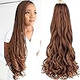 Amazon.com : Xtrend 8 Packs Honey Brown French Curly Loose Wavy ...