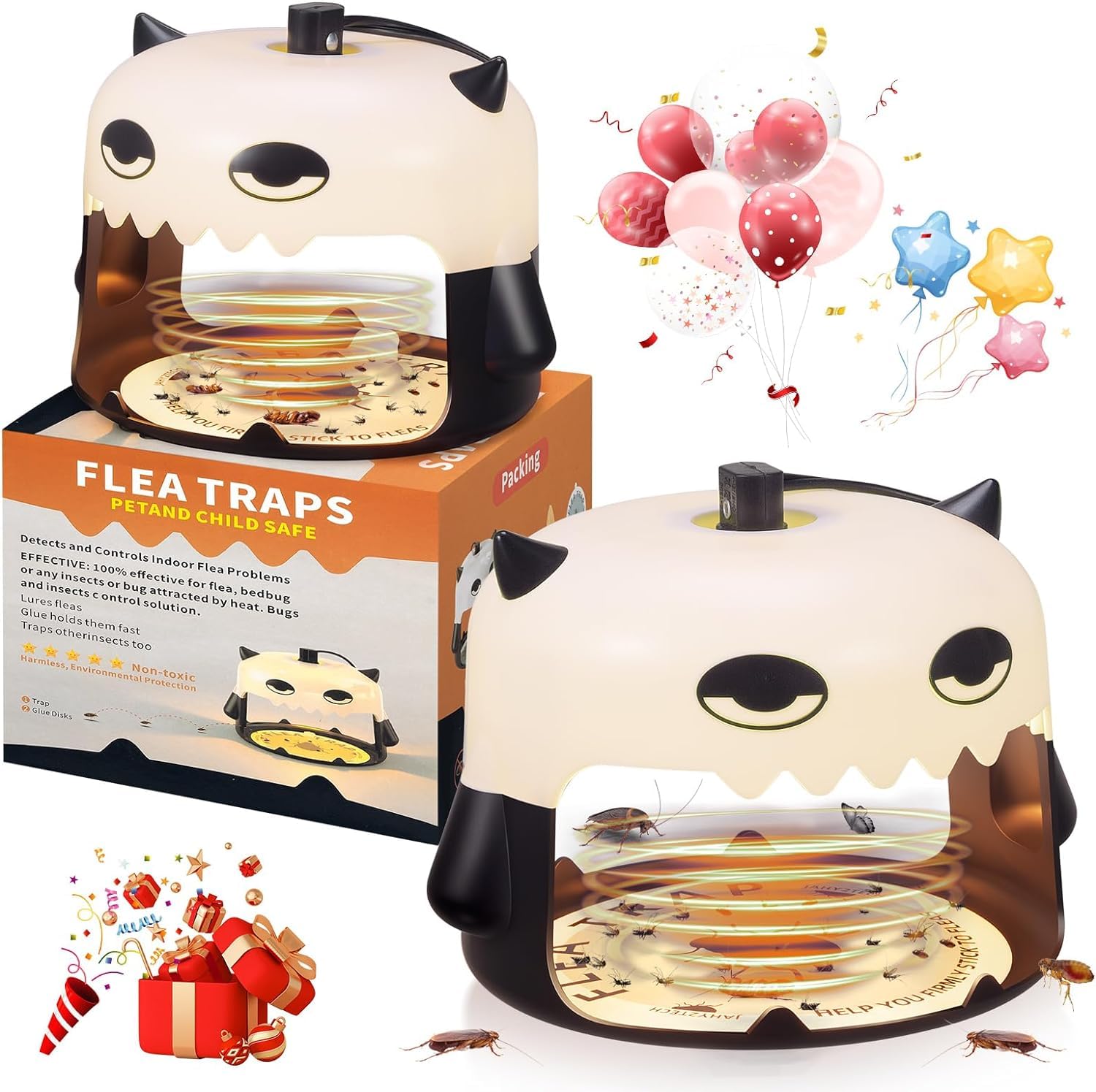 Mua 2 Pack Flea Traps for Inside Your Home, 2024 Monster Flea Killer ...