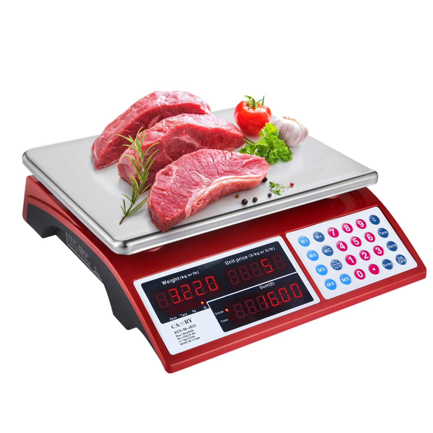 Mua CAMRY Price Computing Scale Commercial Food Scale 66lb / 30kg Fruit ...