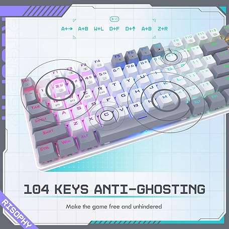 Mua Wireless Mechanical Keyboard, Triple Mode 2.4G/USB-C/Bluetooth ...