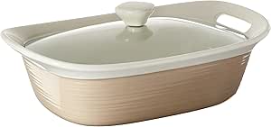 Amazon.com: CorningWare Etch 2.5 quart Oblong Dish with Glass Cover in ...