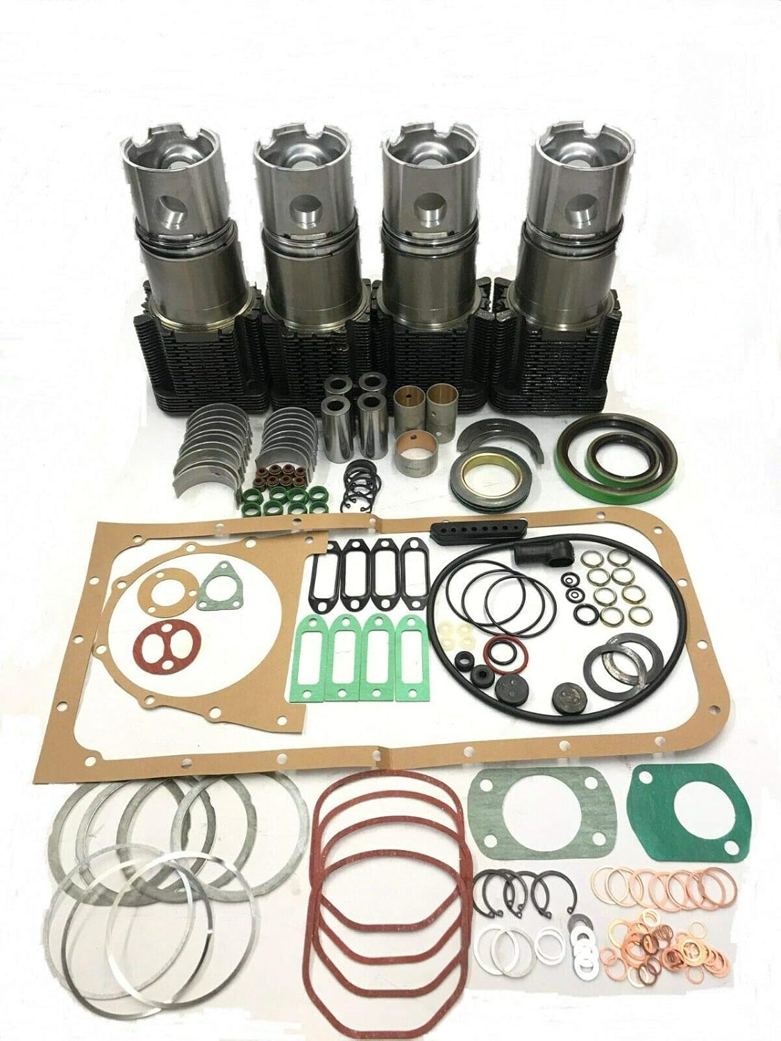 Amazon.com: Overhaul Rebuild Kit For Deutz F4L912 Engine 4 Cylinder 912 ...