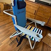 Amazon.com : Life is Good Beach Chair with Cooler, Backpack Straps ...