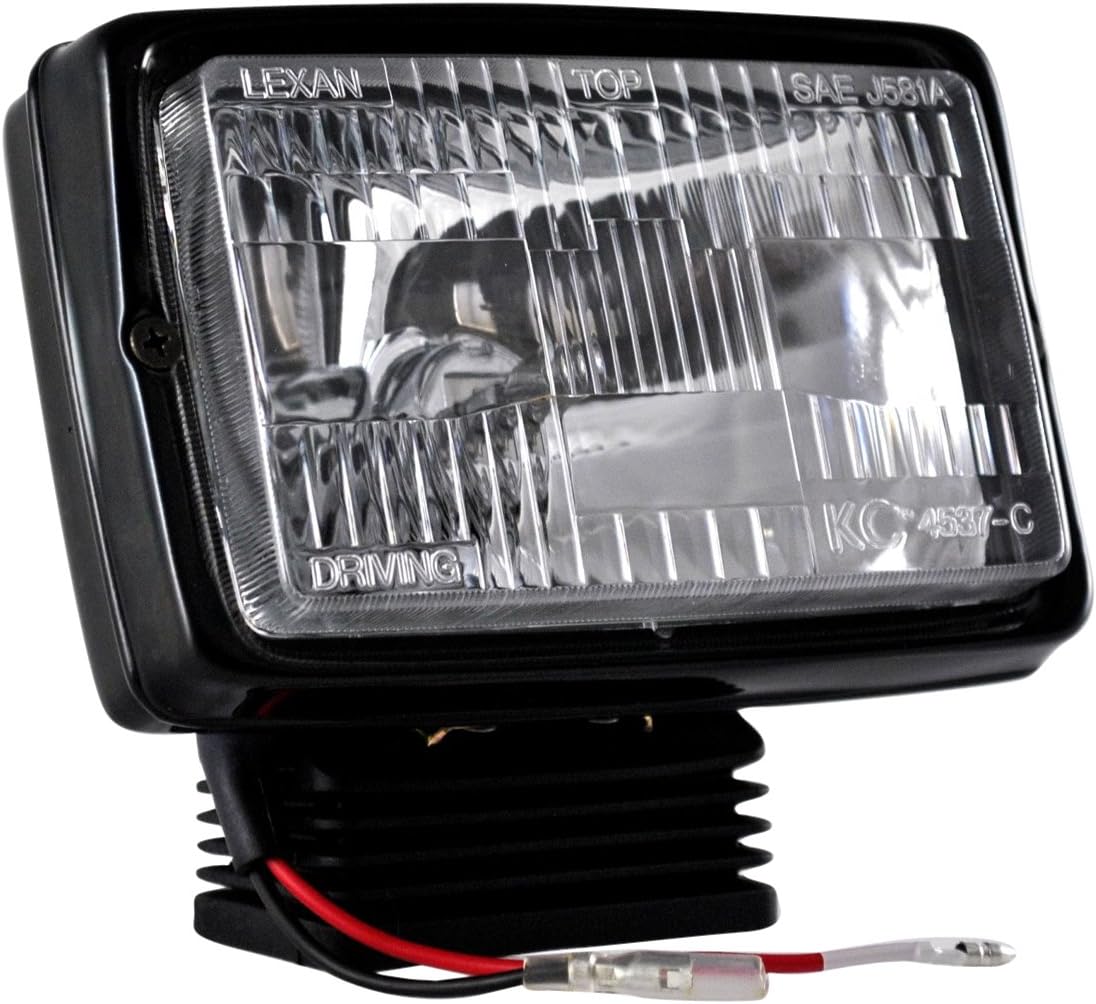 Amazon.com: KC HiLiTES 1758 5x7 Black 55w Single Driving Light: Automotive