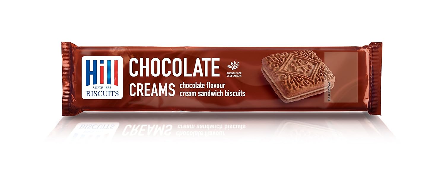 Hill Chocolate Creams Biscuits 150 g (Pack of 36): Amazon.co.uk: Grocery