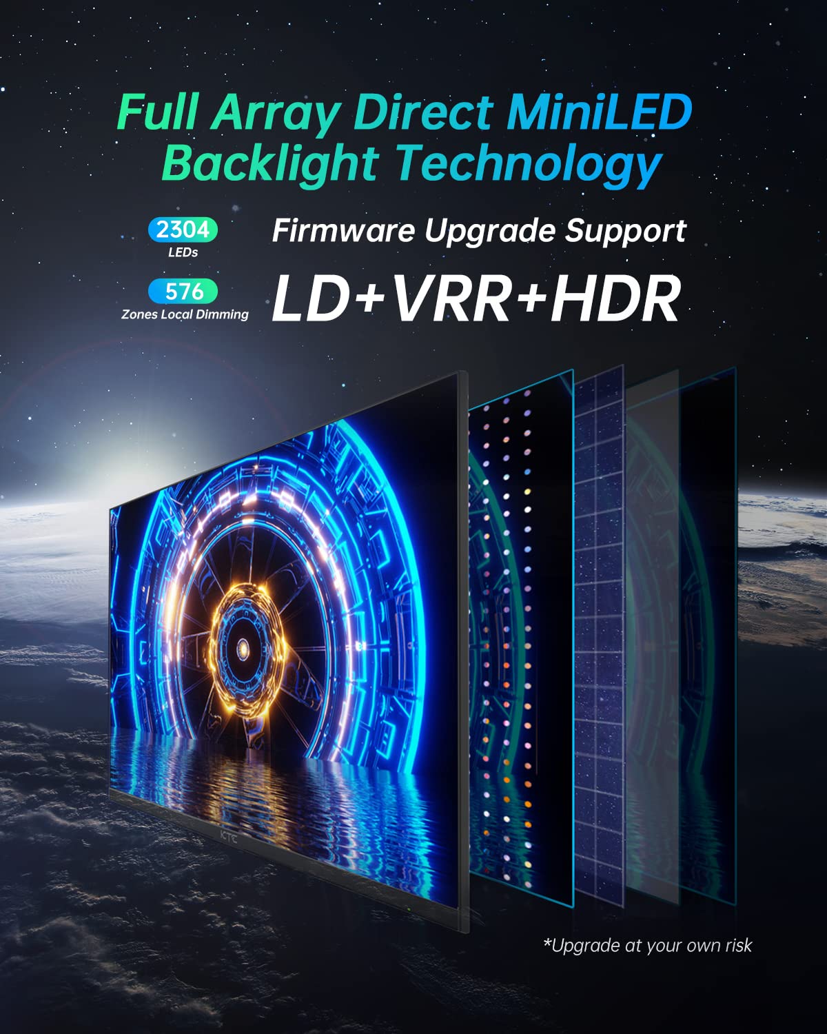 Mua KTC 27 Inch Mini LED monitor, 1440P 165Hz/144Hz Gaming Monitor ...