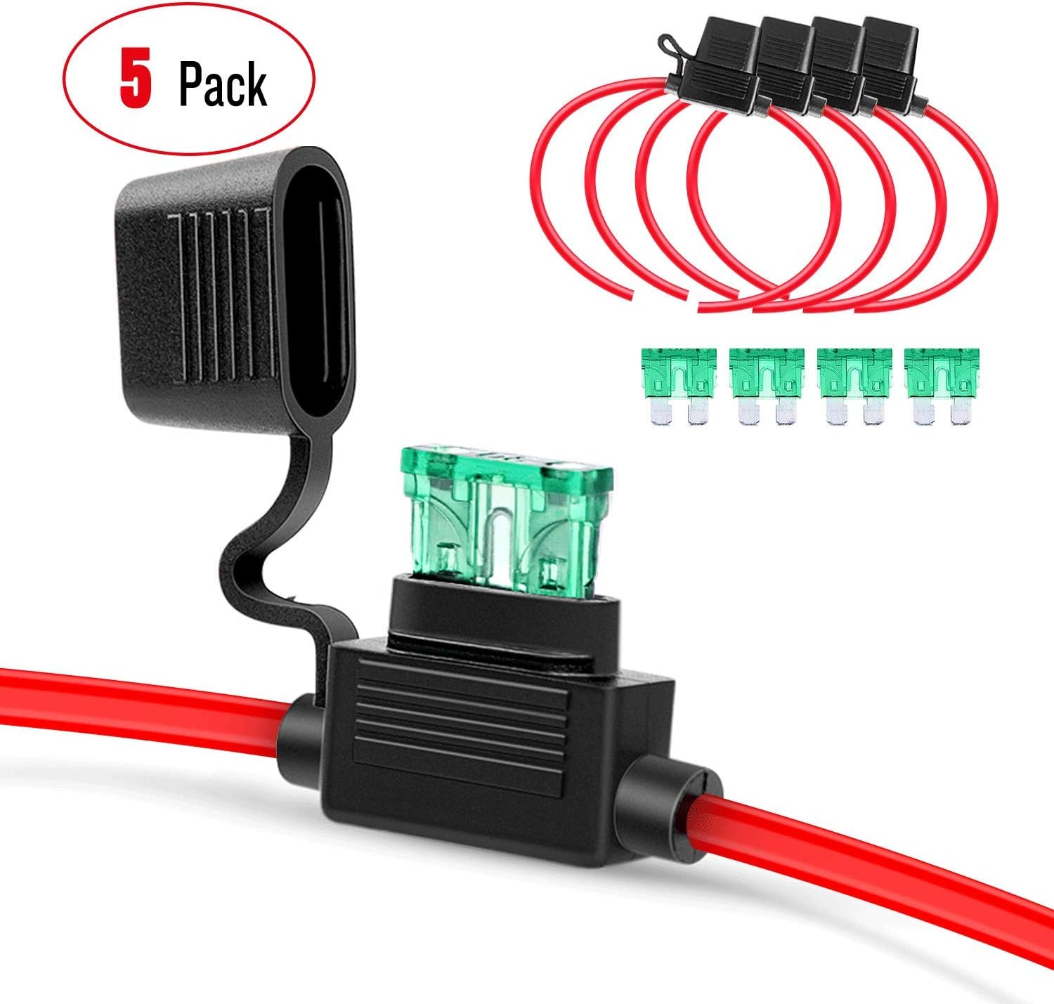 Amazon co jp Nilight GA0004 5 12AWG 12 ATC ATO Amazon co jp Nilight GA0004 5 12AWG 12 ATC ATO