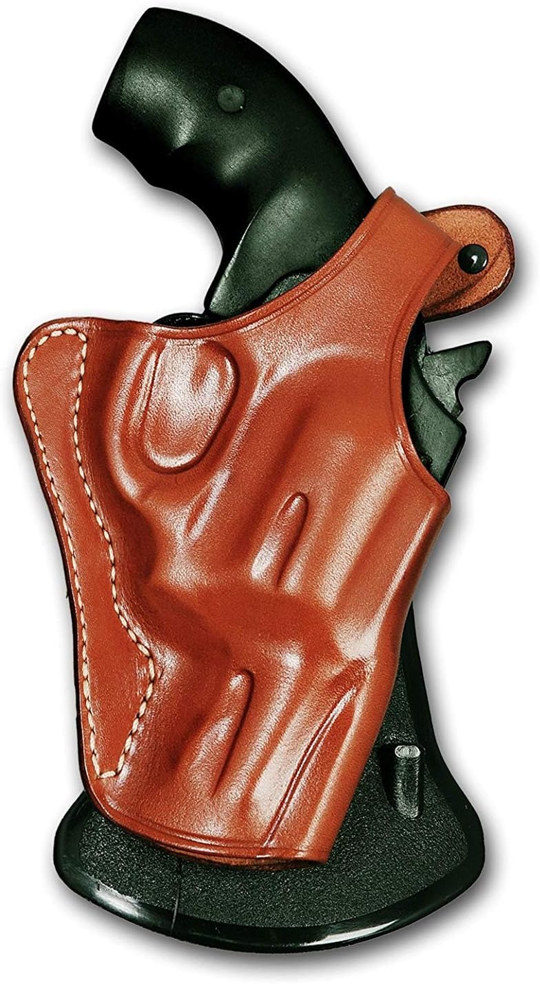 Amazon.com : Premium Leather OWB Paddle Holster with Thumbreak Fits ...