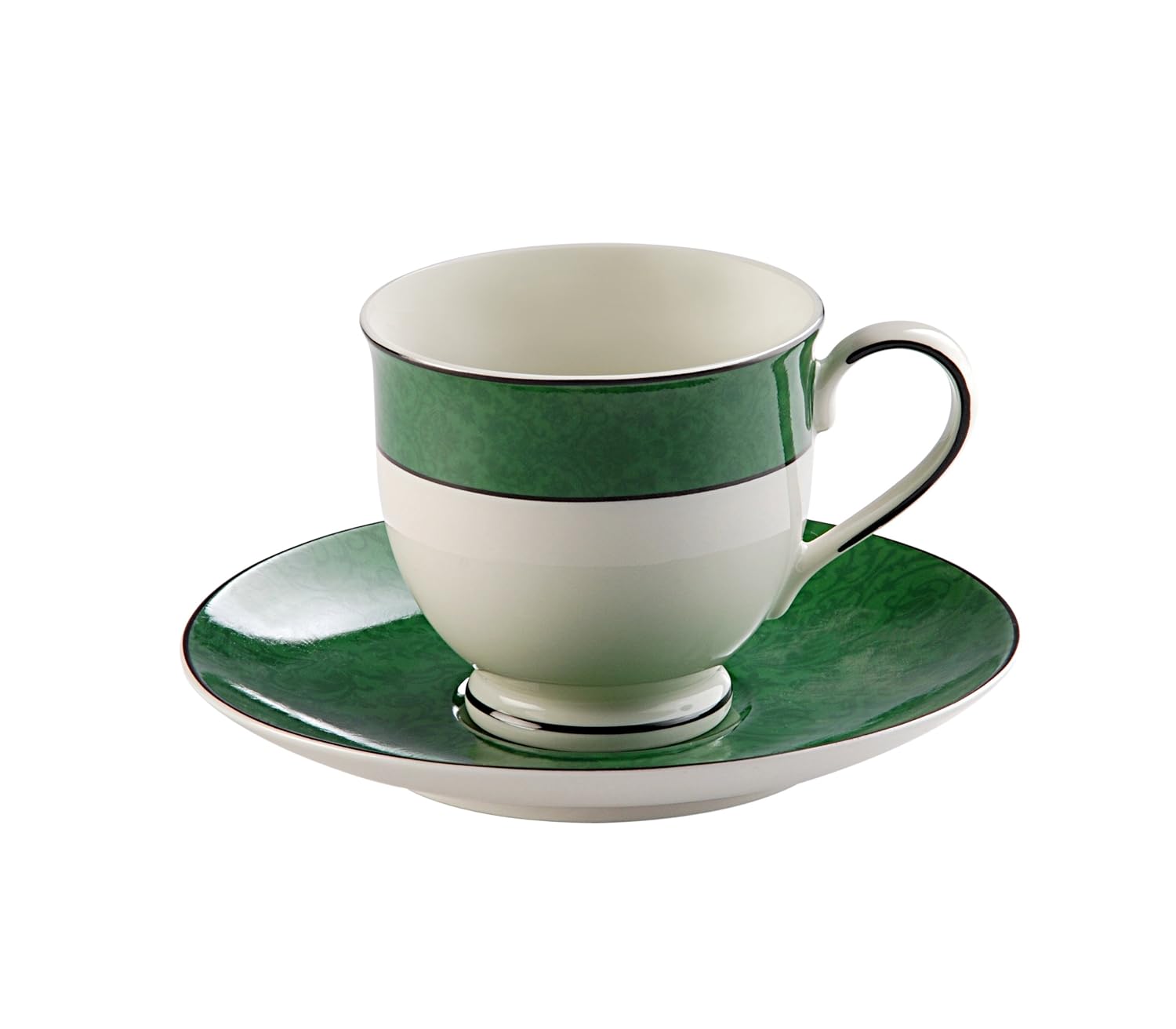 Hitkari Potteries Cup and Saucer Set, 12-Pieces, Green Rs 1004 At ...