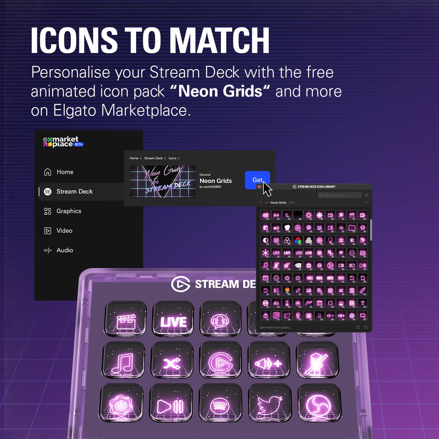 Mua Elgato Stream Deck MK.2 Atomic Purple (Limited Edition) – Studio Controller, 15 macro keys ...
