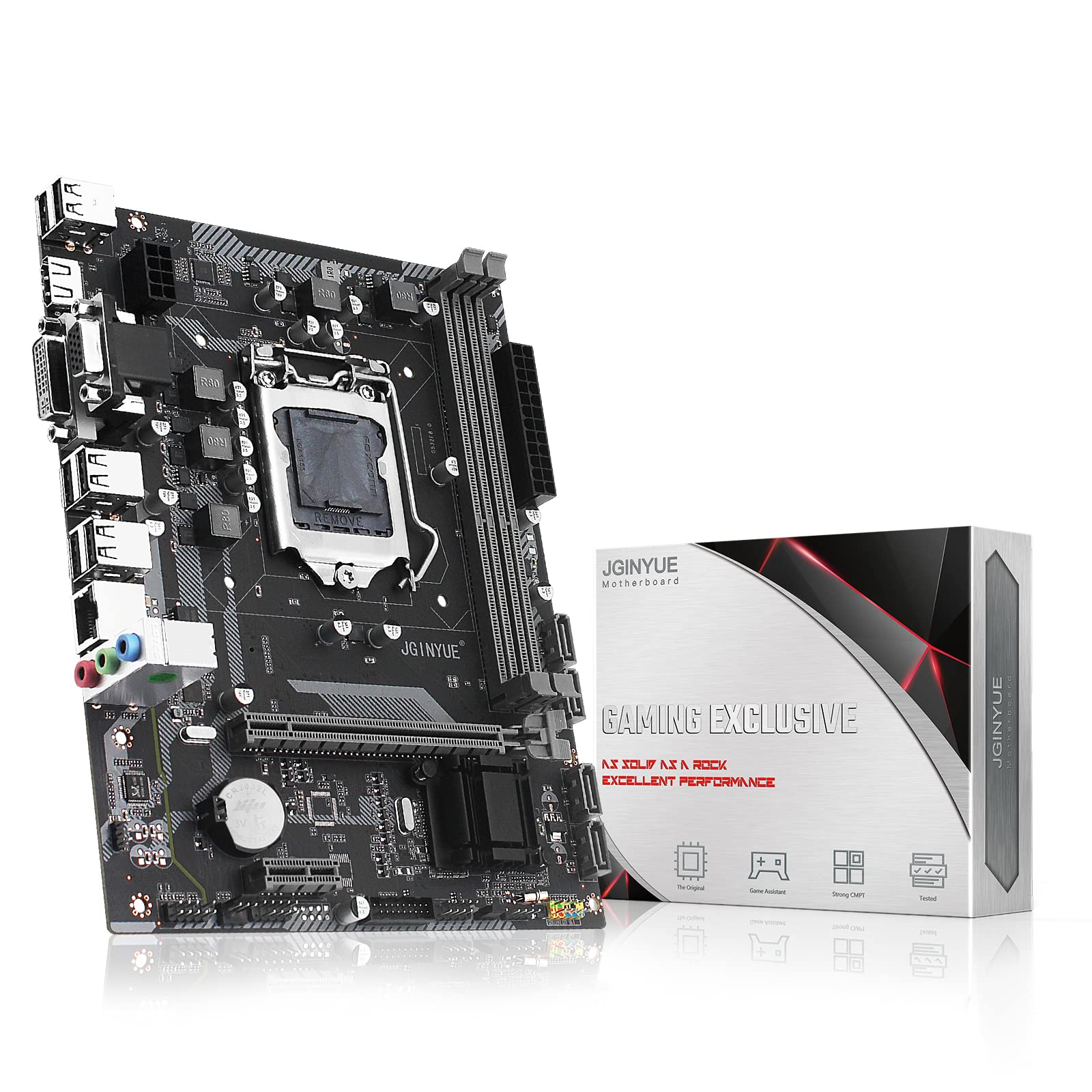 Mua H61 LGA 1155 Motherboard, Micro ATX Gaming Motherboard for Intel Core i3,i5,i7/Pentium ...