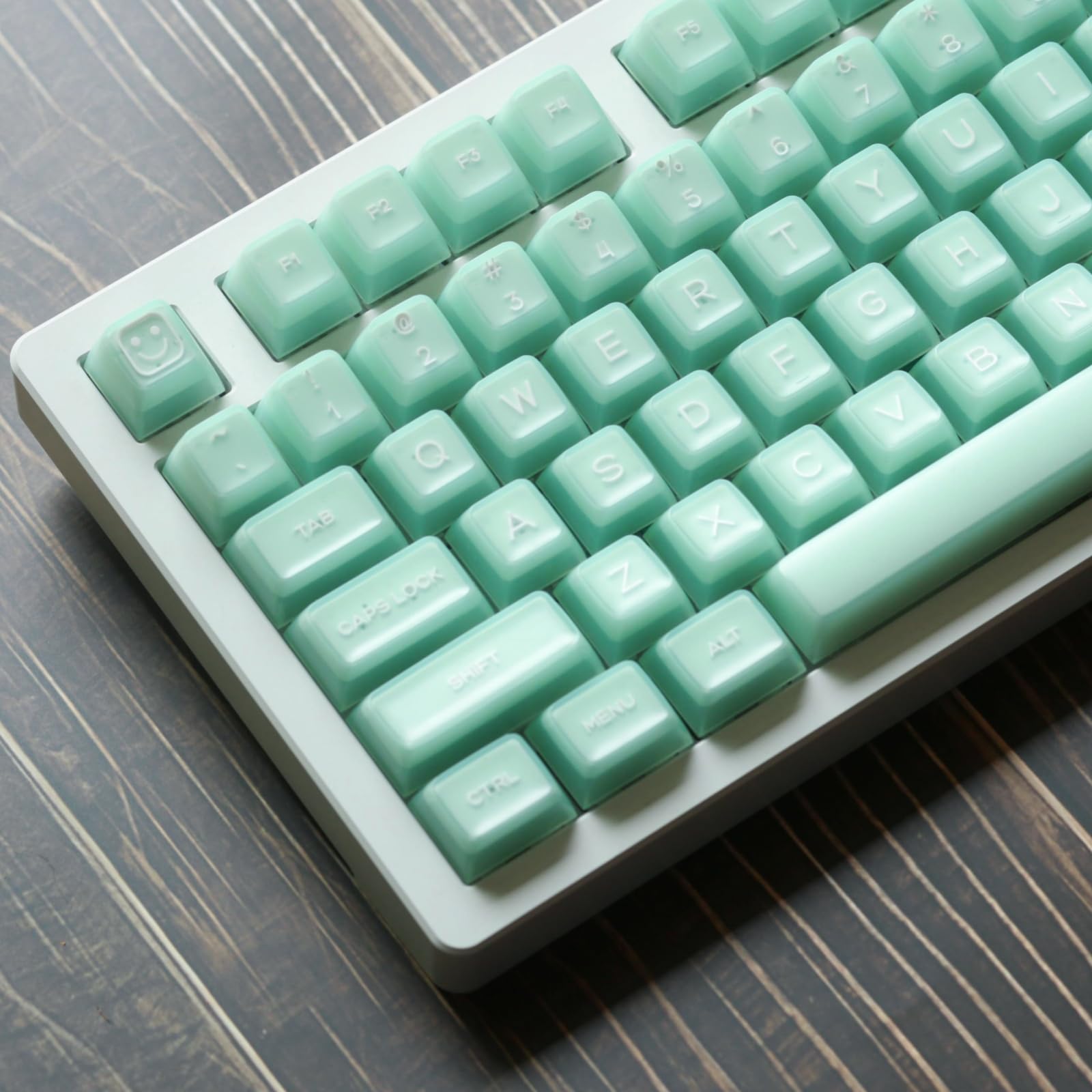 Mua Keycap Set- Jade 142 Keys RSA Profile Shine Through Keycaps PBT ...