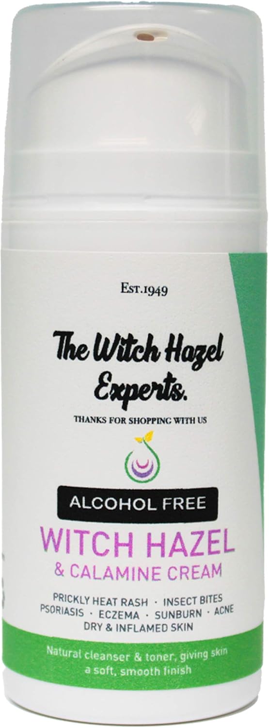 The Witch Hazel Experts | Alcohol Free Witch Hazel & Calamine Cream 100ml | Soothe Irritation ...