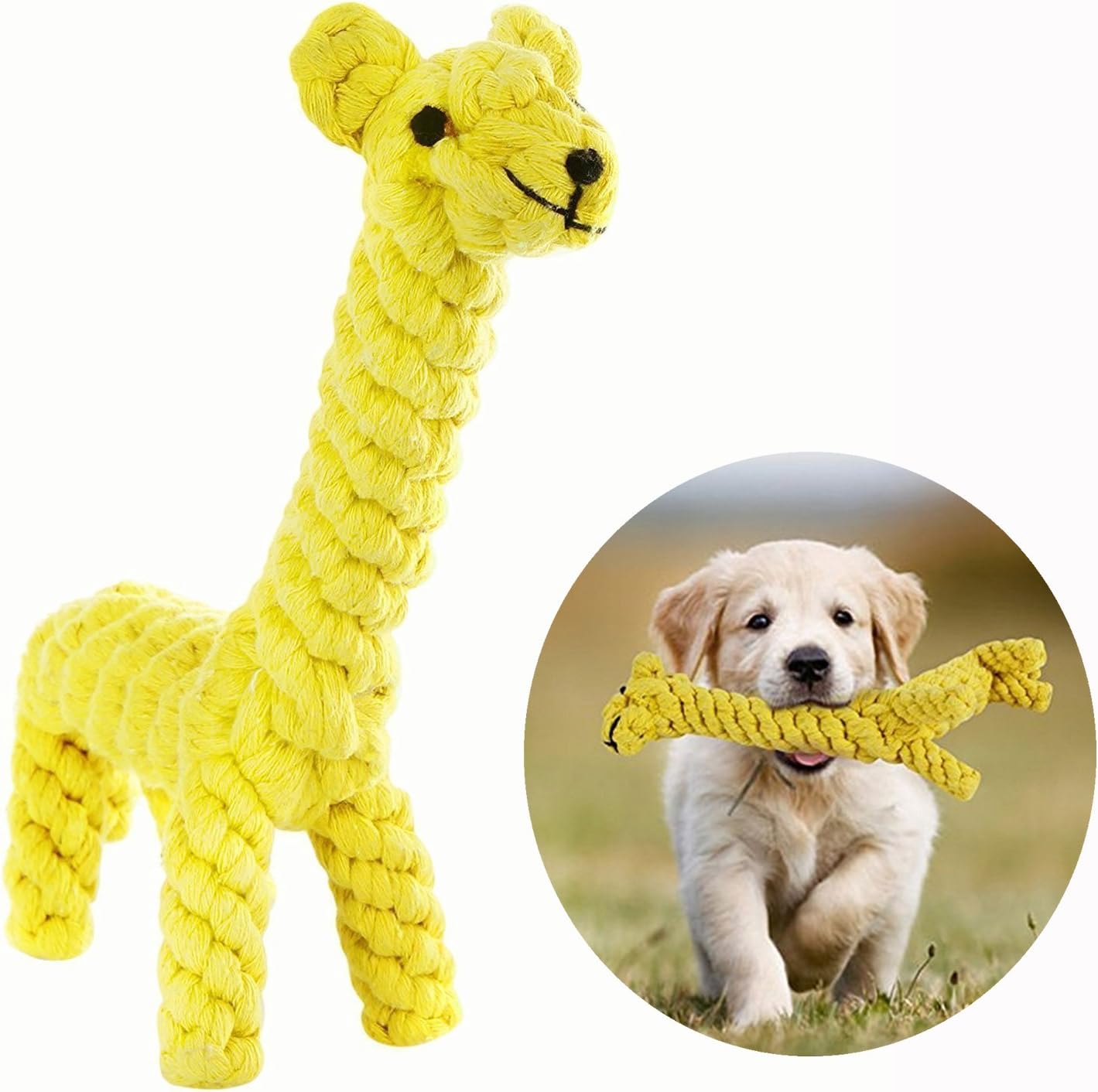 Cisixin Dog and Puppy Rope Toys Dental Teaser for Small to Medium Sized ...
