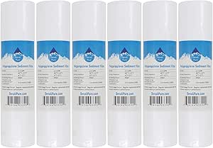 6-Pack Replacement for GE GXWH20F Polypropylene Sediment Filter ...