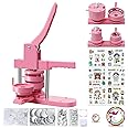Amazon.com: Happizza Button Maker Machine Multiple Sizes, Pin Maker Machine 1+2.25 inch, Badge ...