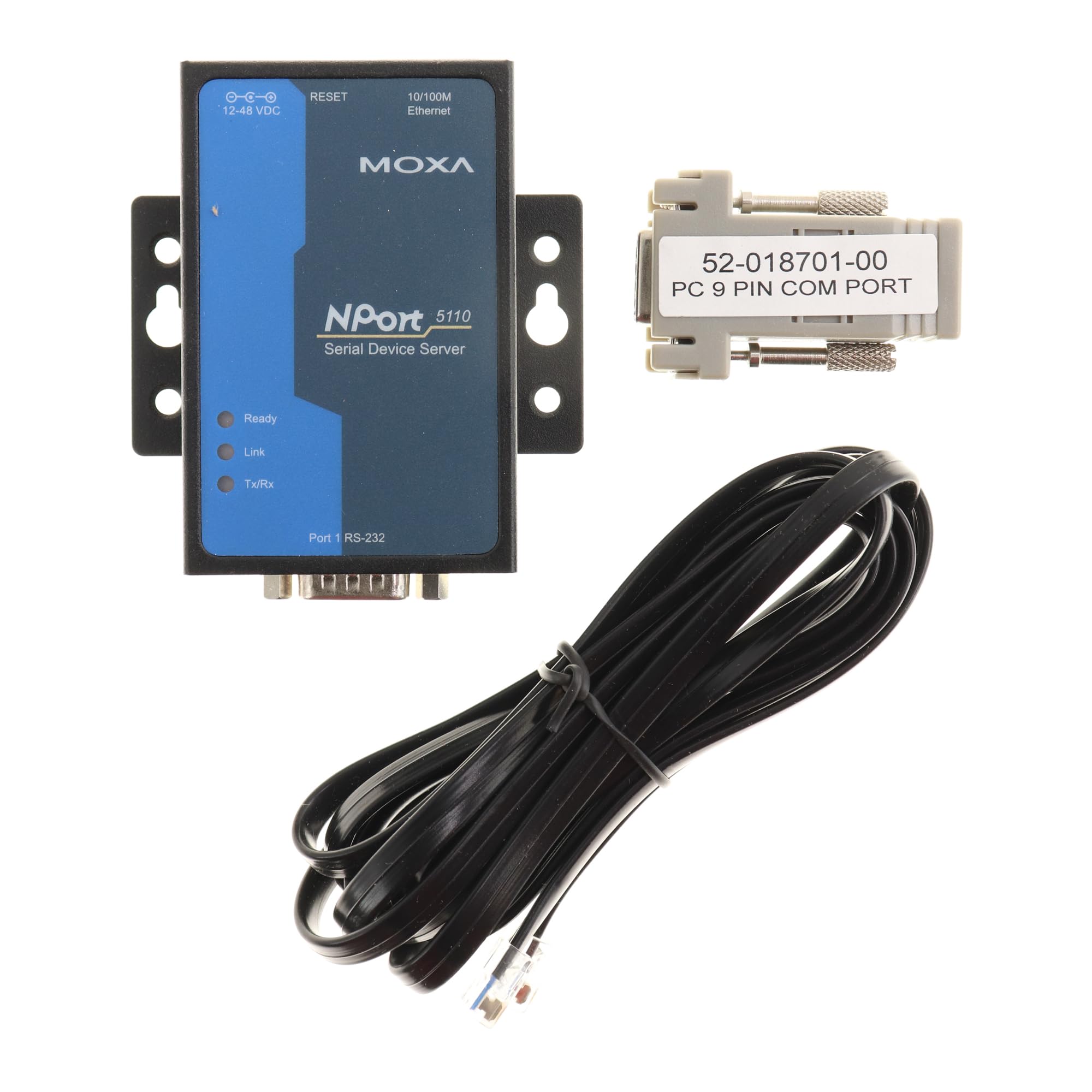 Mua MOXA NPort 5110-1 Port Serial Device Server, 10/100 Ethernet, RS232, DB9 Male trên Amazon Mỹ ...