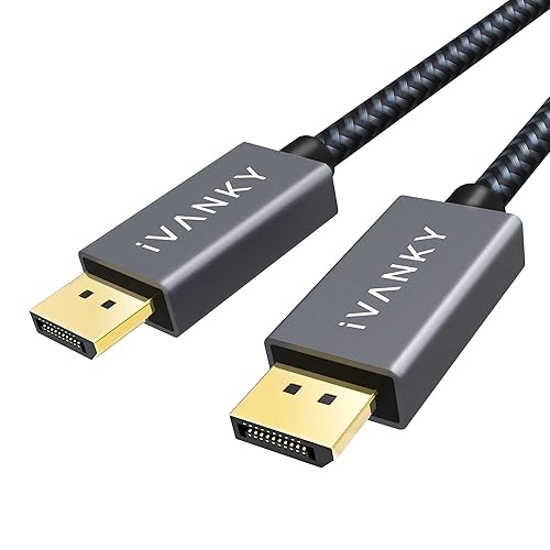 IVANKY Display Port Cable 10ft, Display Port Cord, [4K@60Hz, 2K@165Hz ...