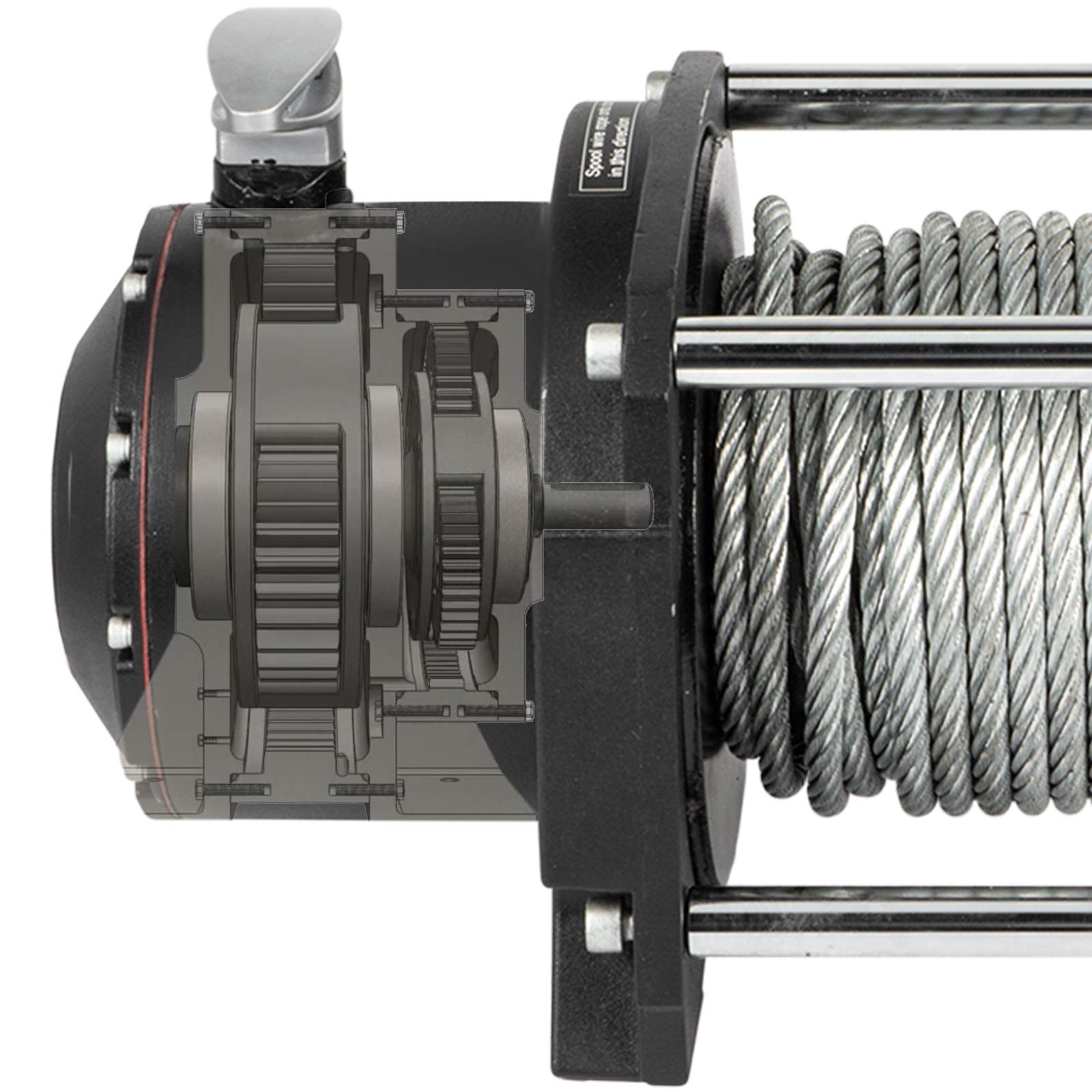 Mua VEVOR Industrial Hydraulic Winch 10,000lbs, Hydraulic Anchor Winch ...