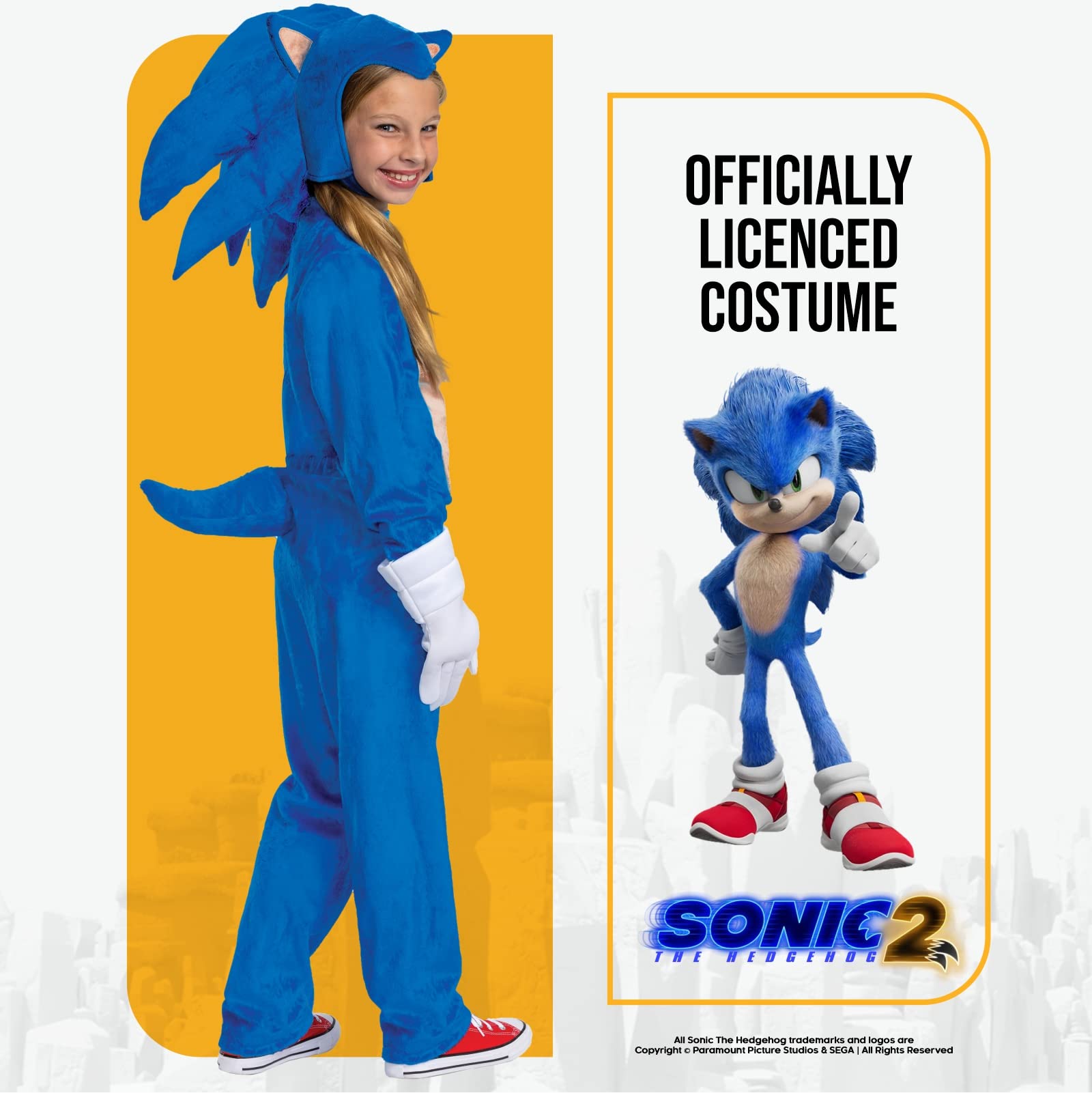 Mua Kid's Deluxe Sonic 2 Movie Sonic Costume trên Amazon Mỹ chính hãng ...