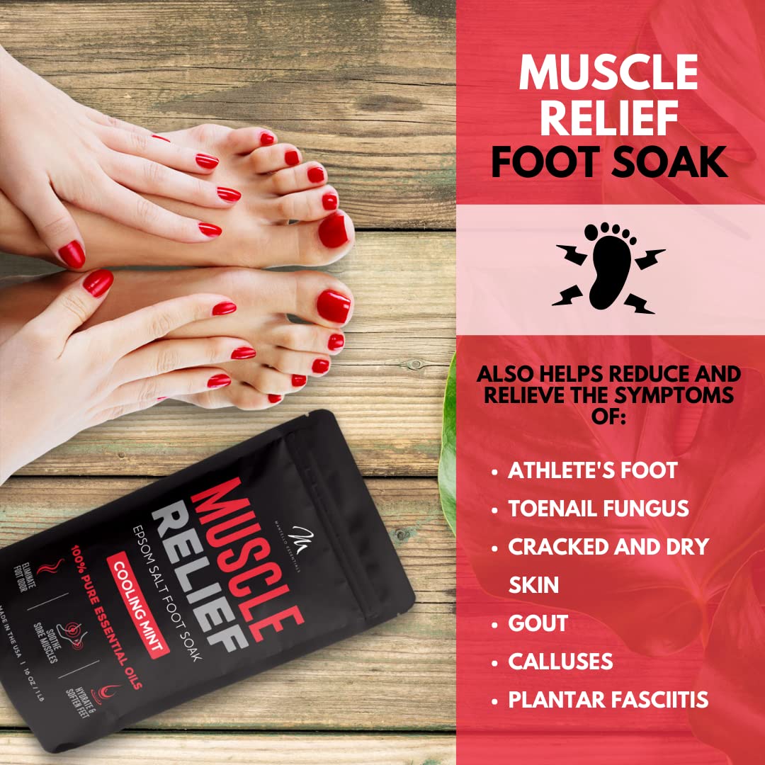 Mua Mantello Muscle Relief Foot Soaking Salts - Foot Soaker for Use ...