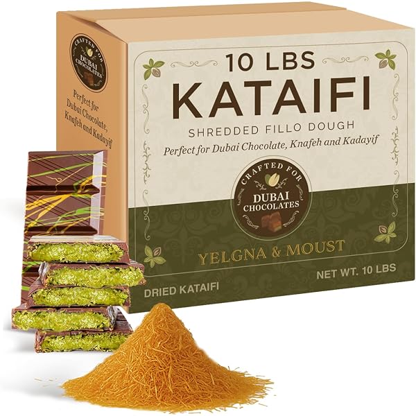 Philo Dough For Dubai Chocolate Alkis Dried & Chopped Kataifi Shredded ...