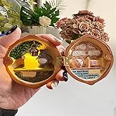 Amazon.com: Melsdan Walnut Shell Dollhouse-Tiny World Inside Walnuts ...