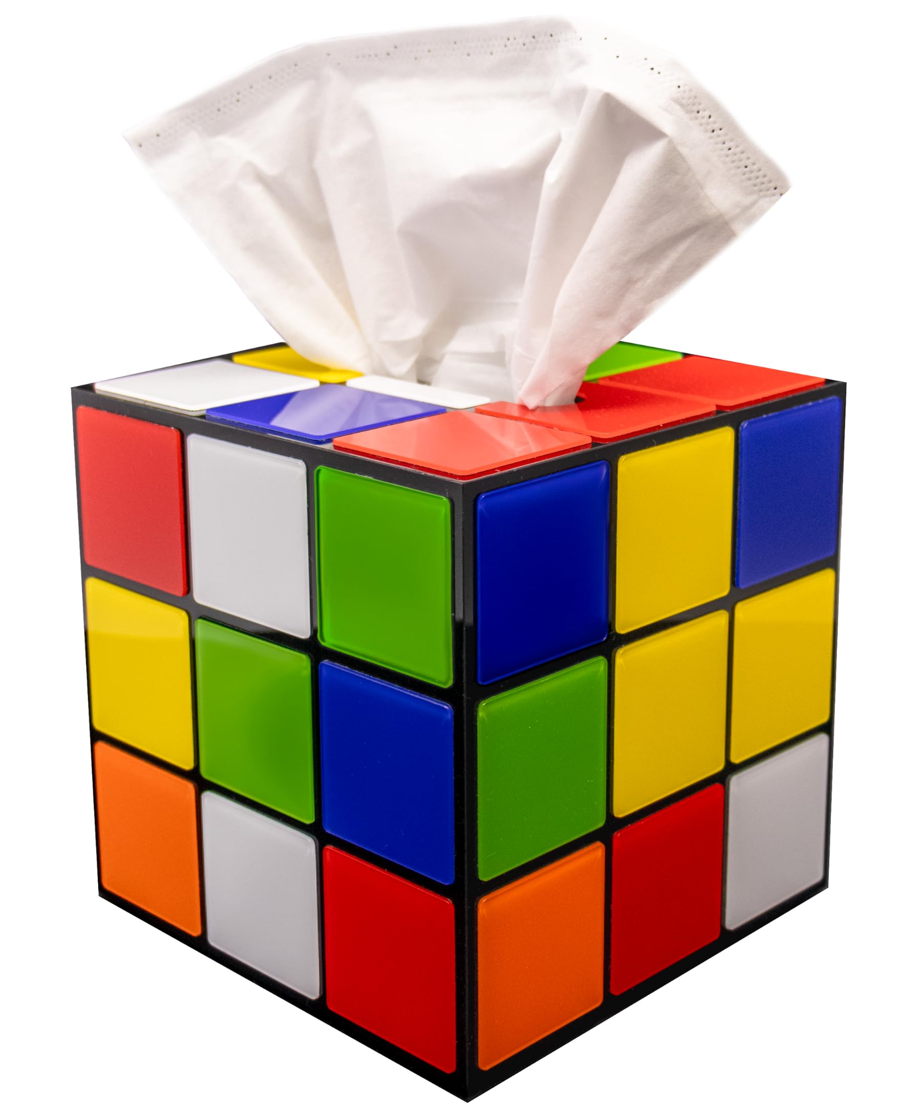 Magic Cube Tissue Box Cover | Retro Home Decor | Funky Furniture ...