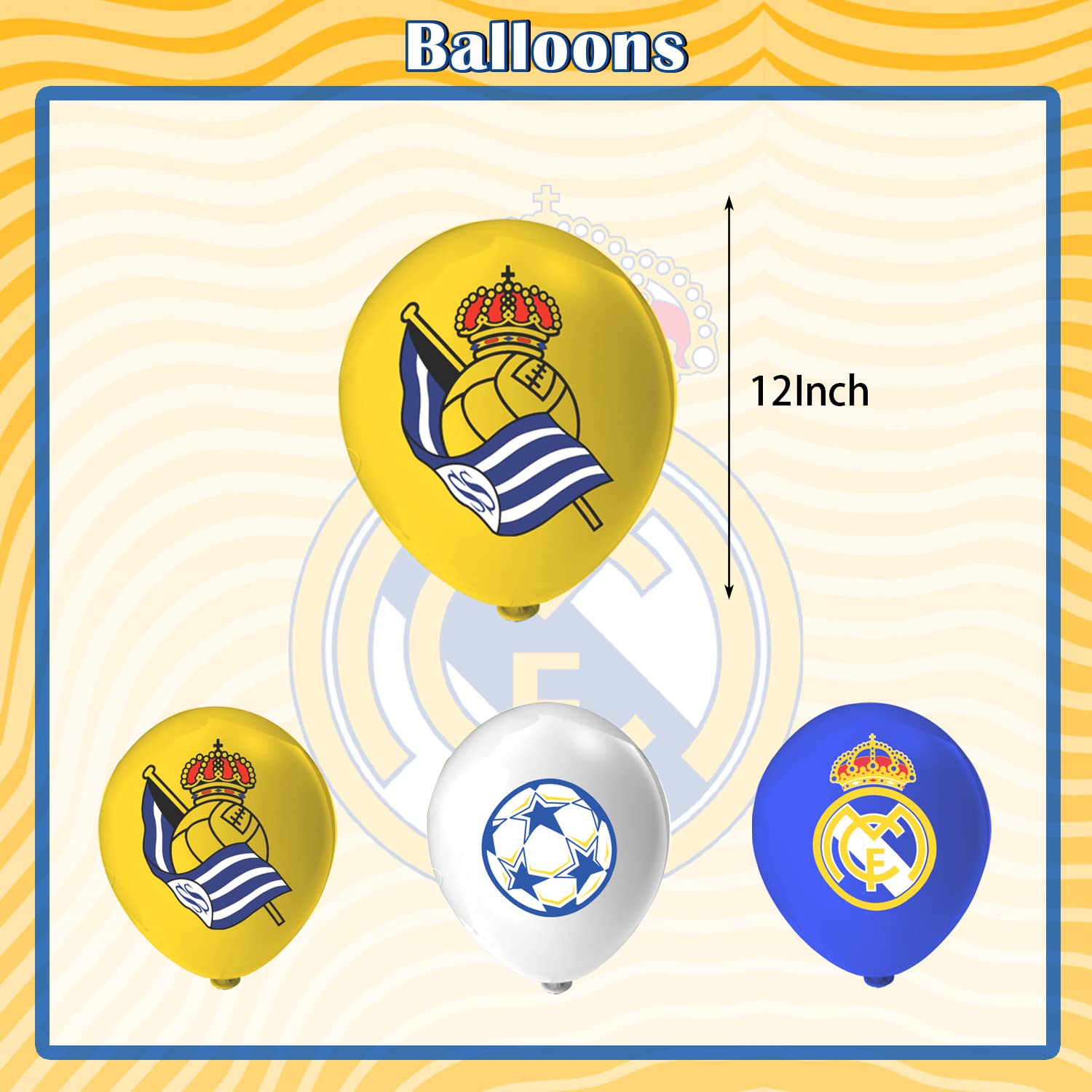 Mua Real Madrid CF Birthday Party Decorations Cristiano Ronaldo Soccer ...