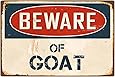Amazon.com: Caution Attack Goat Sign: Garden & Outdoor