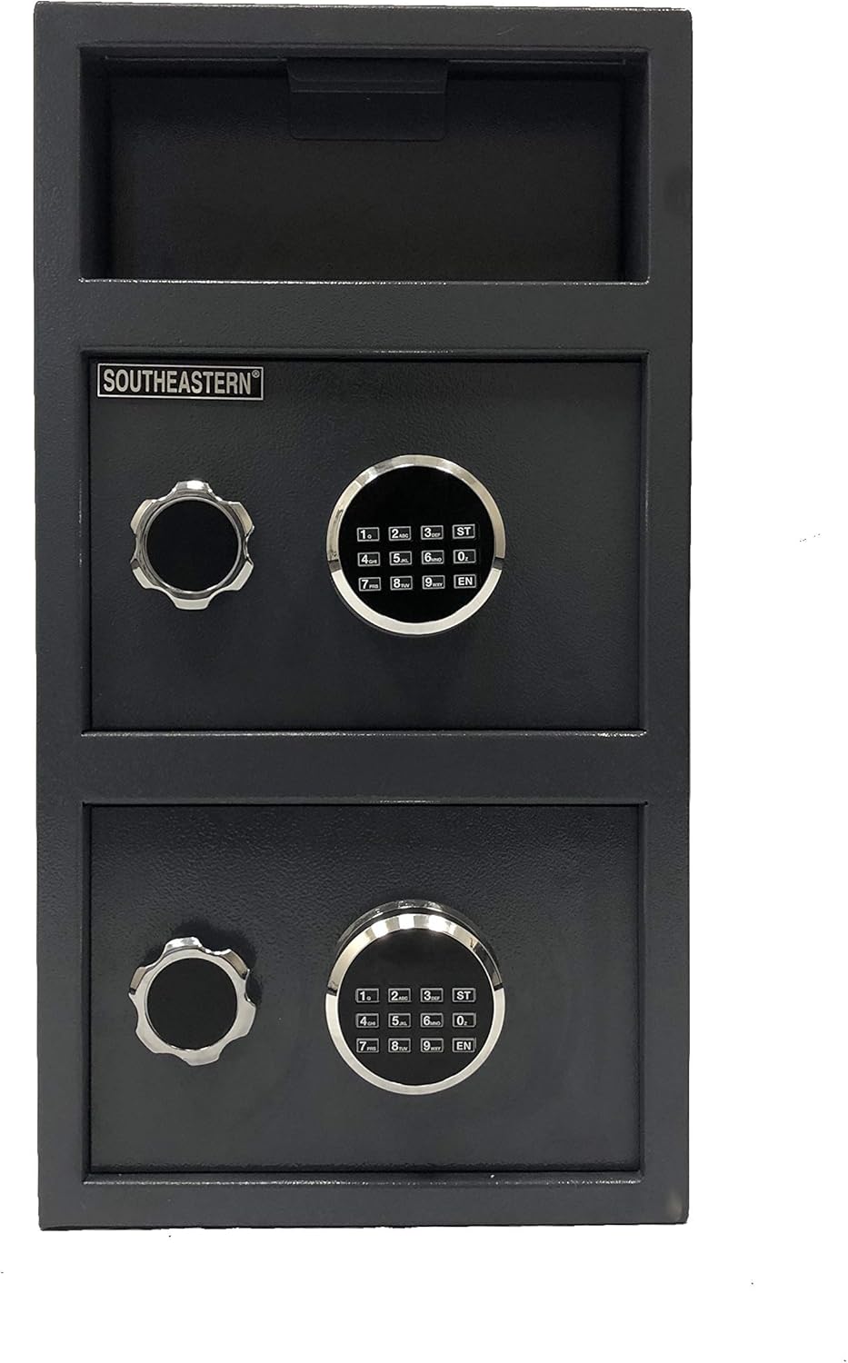 Double Door Depository Drop Safe with Quick Access Digital keypad Lock ...