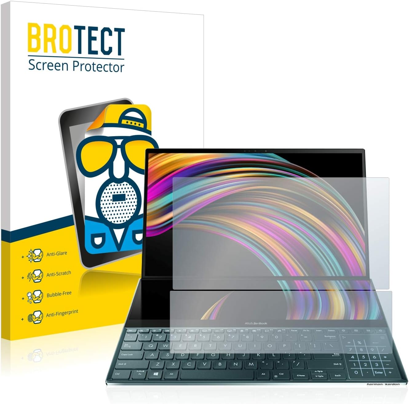 brotect Protection Ecran Anti-Reflet Compatible avec ASUS ZenBook Duo ...