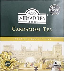 AHMAD TEA Cardamom Black Teabags, 100 Count: Amazon.ca: Grocery