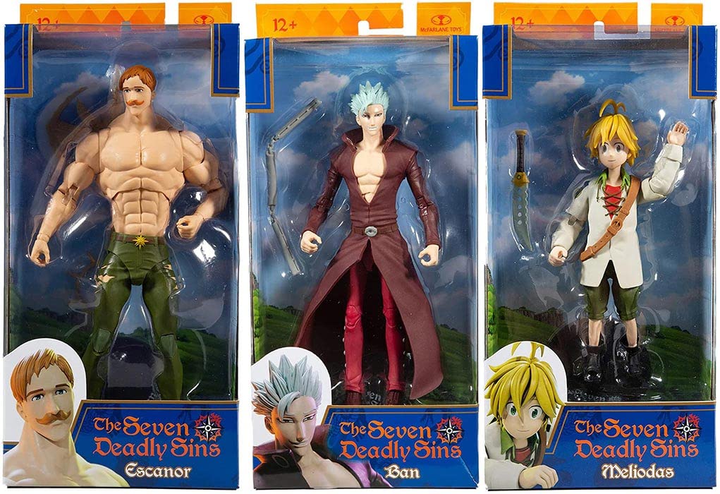 Mua Seven Deadly Sins 7 Inch Action Figure Wave 1 - Set of 3 (Ban ...