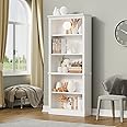 Amazon.com: VICTONE 5-Shelf Bookcase, Wooden Standing Rack Book Storage ...