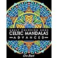 Amazon.com: Celtic Mandalas - Advanced - adult coloring book: 50 pages ...