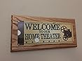 Amazon.com: Welcome to Our Home Theatre Metal Sign, Retro Ticket to the ...