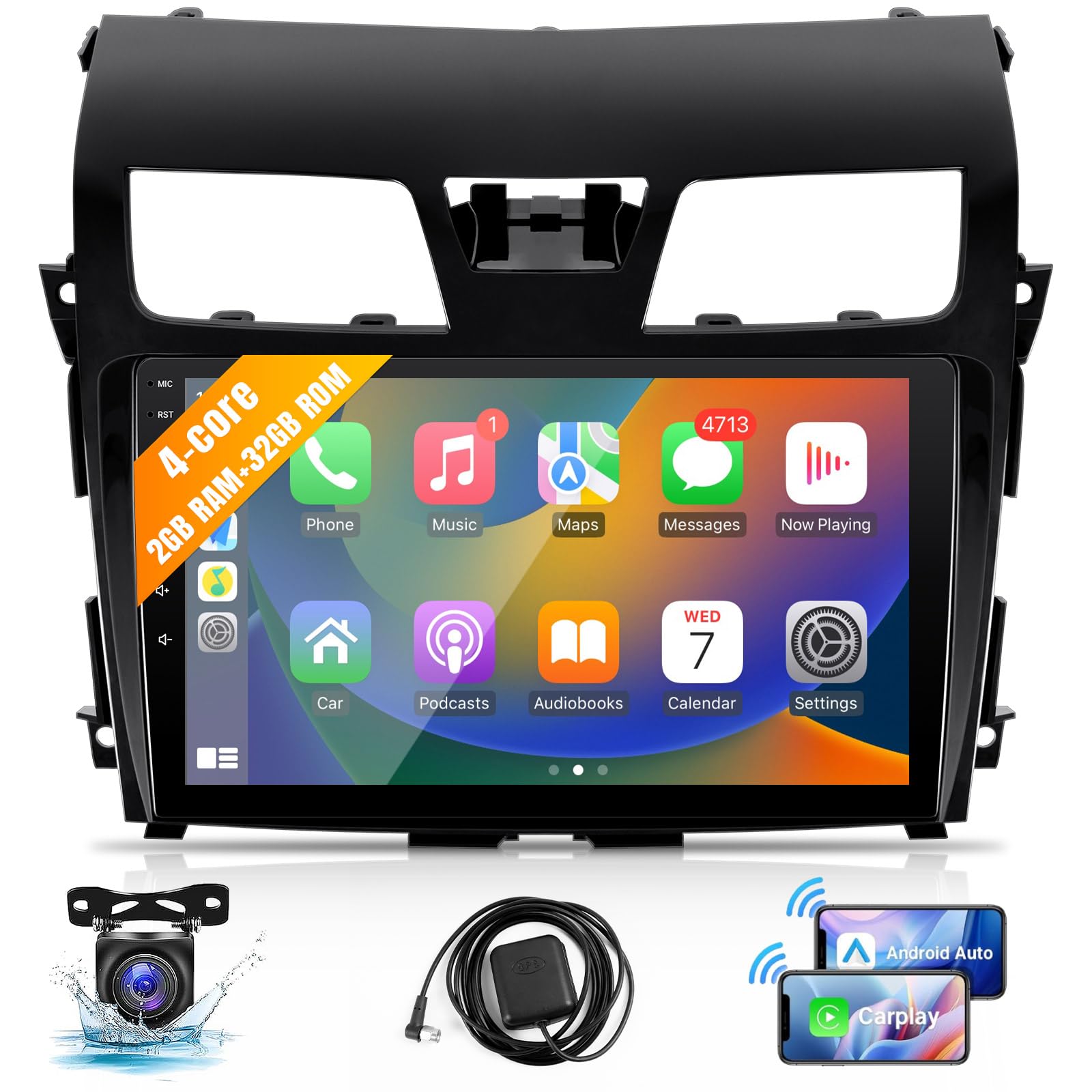 Leadfan Car Radio for Nissan Teana Altima 2013 2014 2015 2016 2017 2018 ...