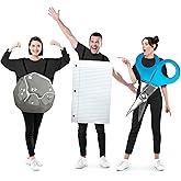 Amazon.com: Kinlop 6 Pieces Adult Rock Paper Scissors Costume Set for ...