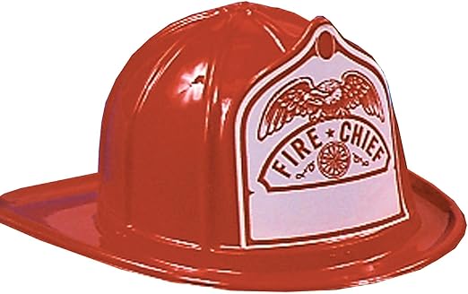 Amazon.com: Fire Chief Hat Adult Accessory: Clothing
