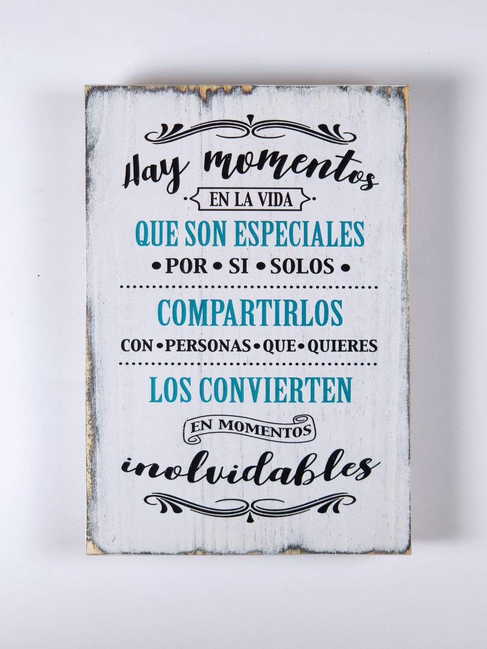 Letrero de Madera con Frases. Mensajes Positivos e inspiradores para ...
