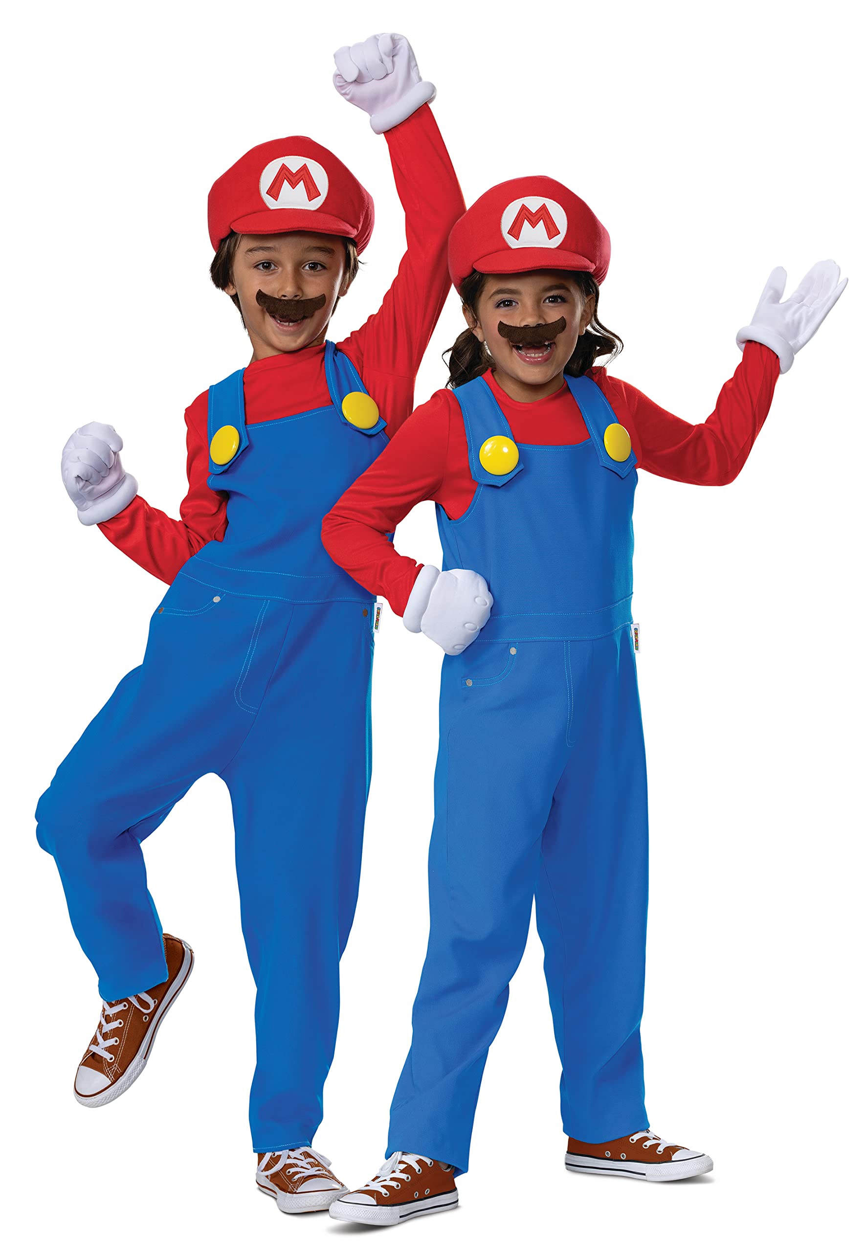 Disguise Mario Costume For Kids, Official Super Mario Bros Costume And ...
