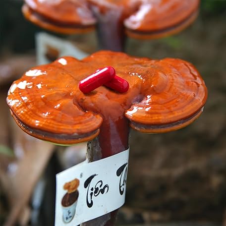 Mua VOS GANOLUCIDUM - Red Reishi Mushroom Supplements Capsules for ...